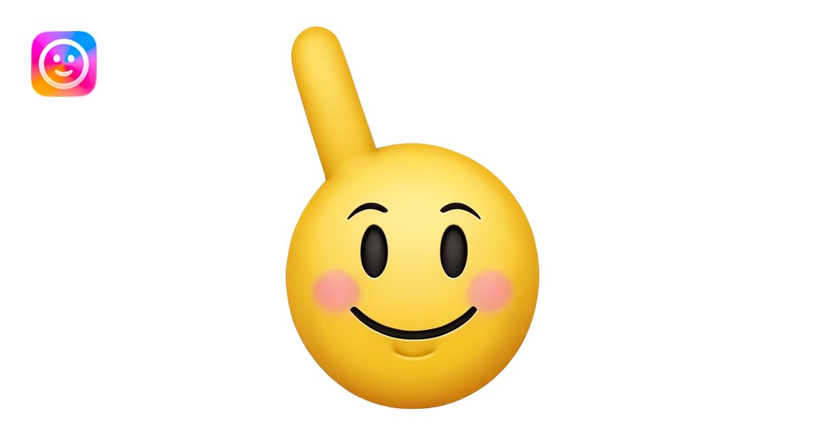 yellow smiley face showing the middle finger emoji | AI Emoji Generator