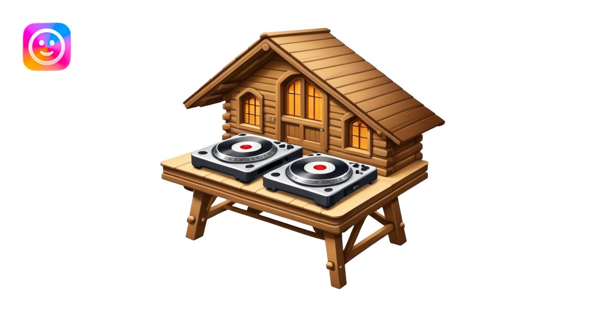 Swiss DJ decks emoji | AI Emoji Generator