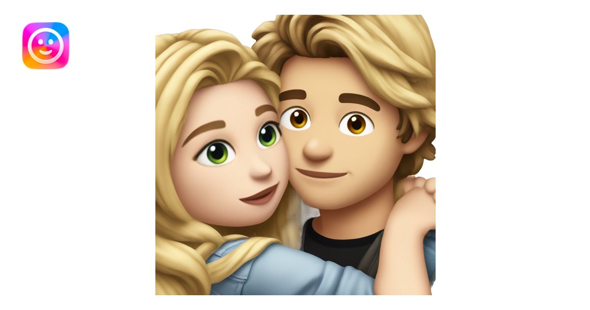 Emoji Chloe grace moretz hugging elrubiusomg emoji | AI Emoji Generator