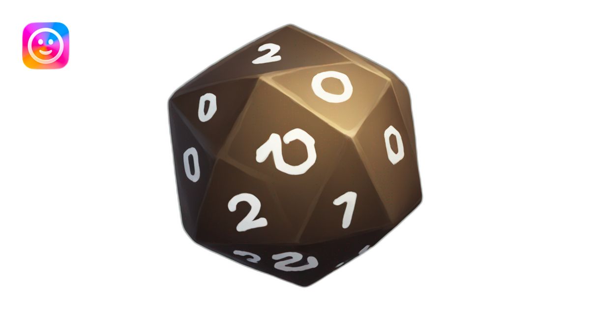 d20 nat 1 emoji | AI Emoji Generator