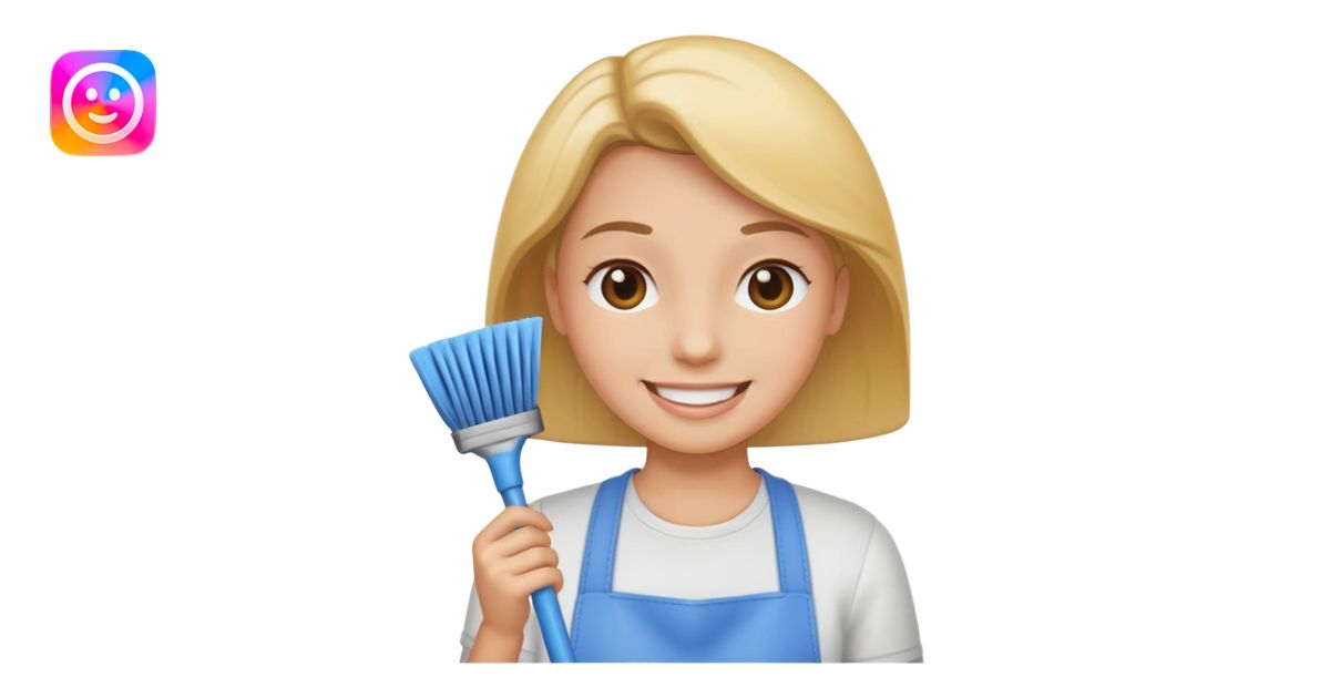 I got a lot done today cleaning up. emoji | AI Emoji Generator