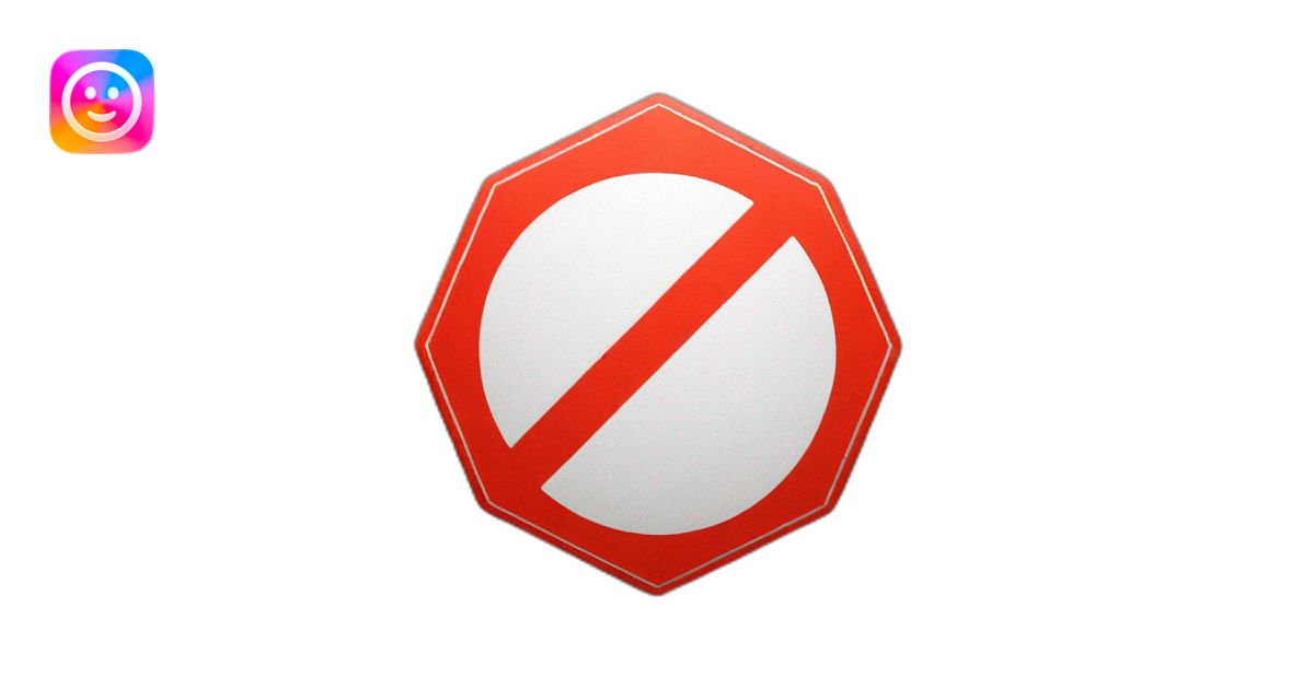 stop sign emoji | AI Emoji Generator