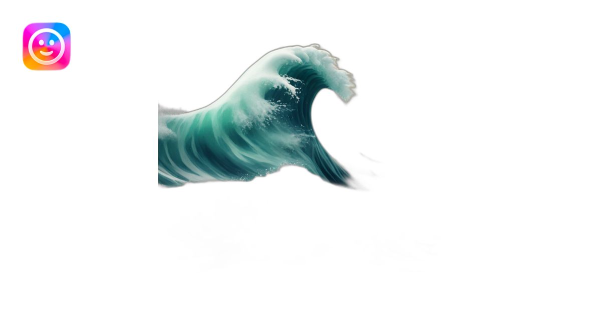 3d wave emoji | AI Emoji Generator