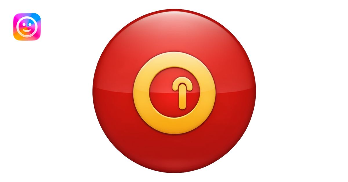 Red Location symbol emoji | AI Emoji Generator