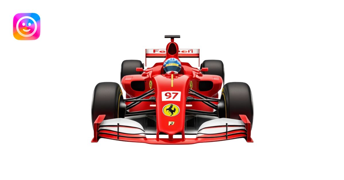 F1 Ferrari emoji | AI Emoji Generator