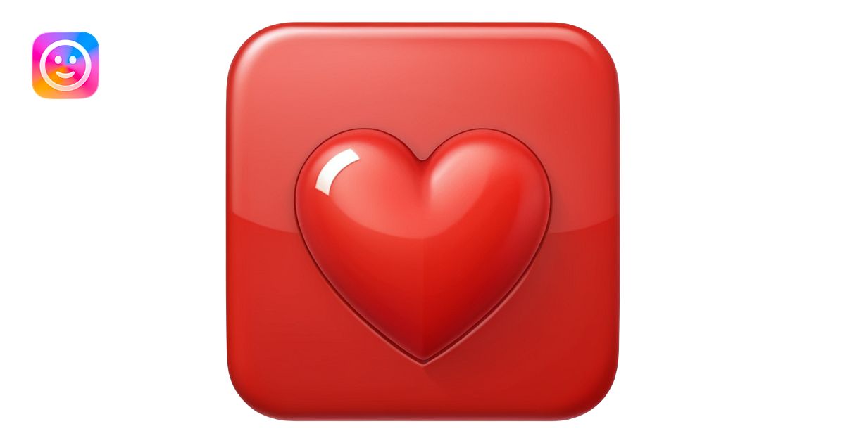 Make a red heart with the letter L inside emoji | AI Emoji Generator