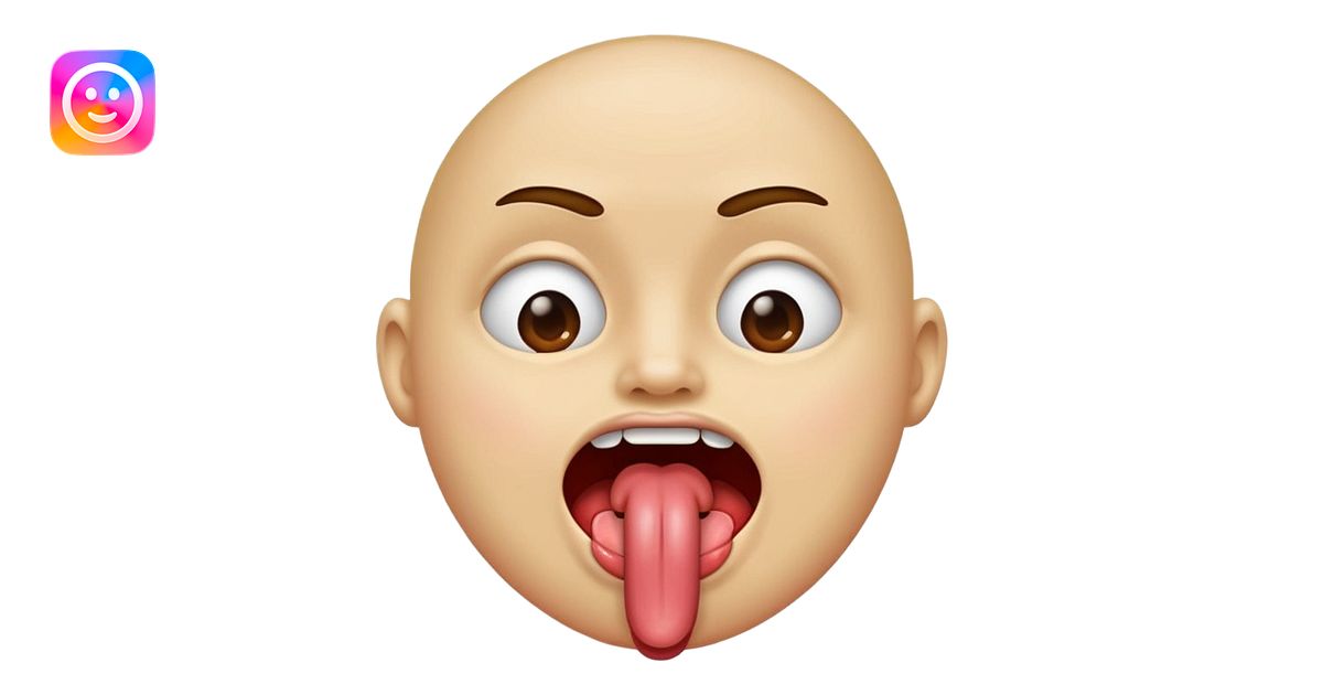 tounge sticking out with drool emoji | AI Emoji Generator