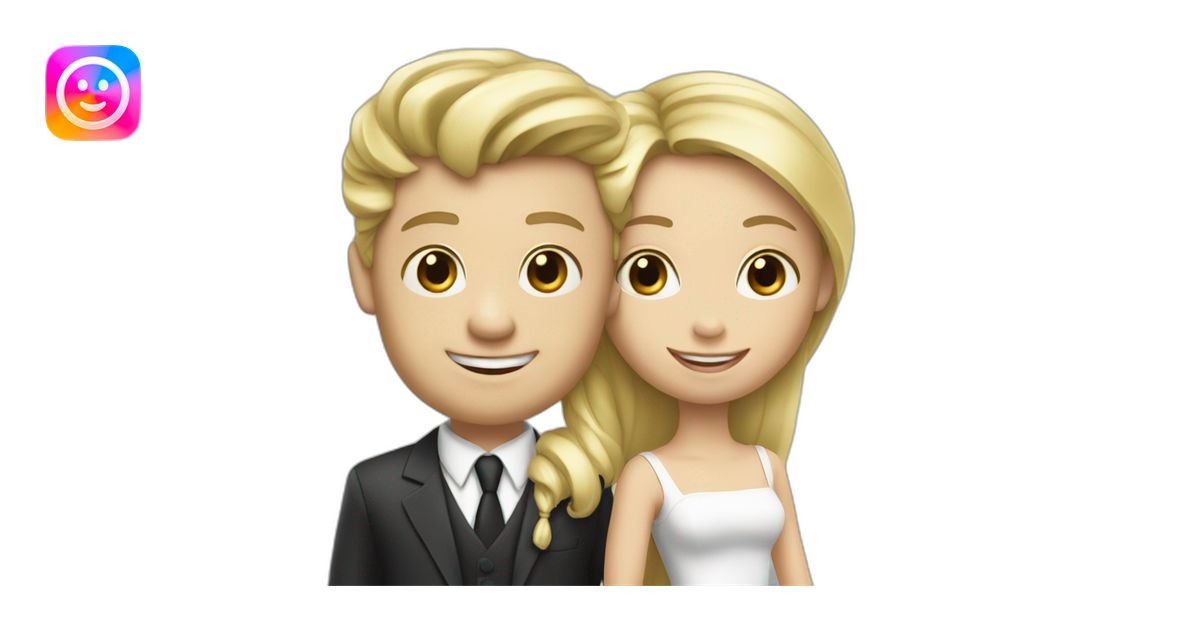blond girl with monopoly man emoji | AI Emoji Generator