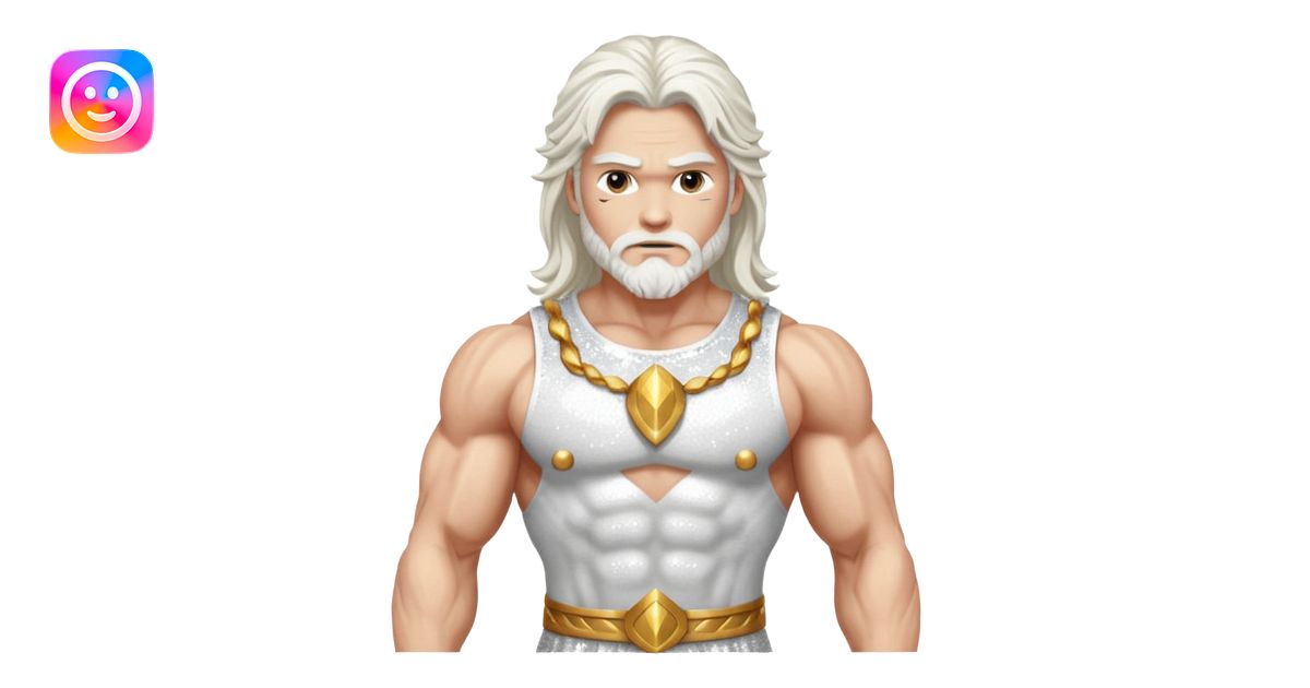 Jupiter, God of Thunder from Gods and Goddesses with long white hair ...