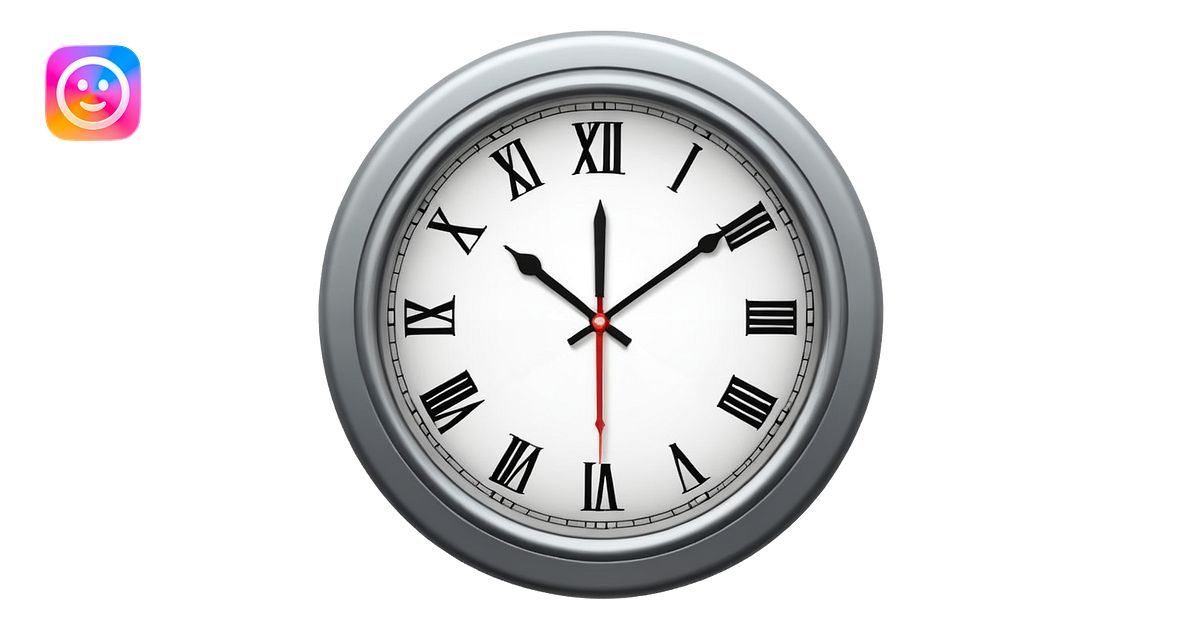 analog clock emoji | AI Emoji Generator