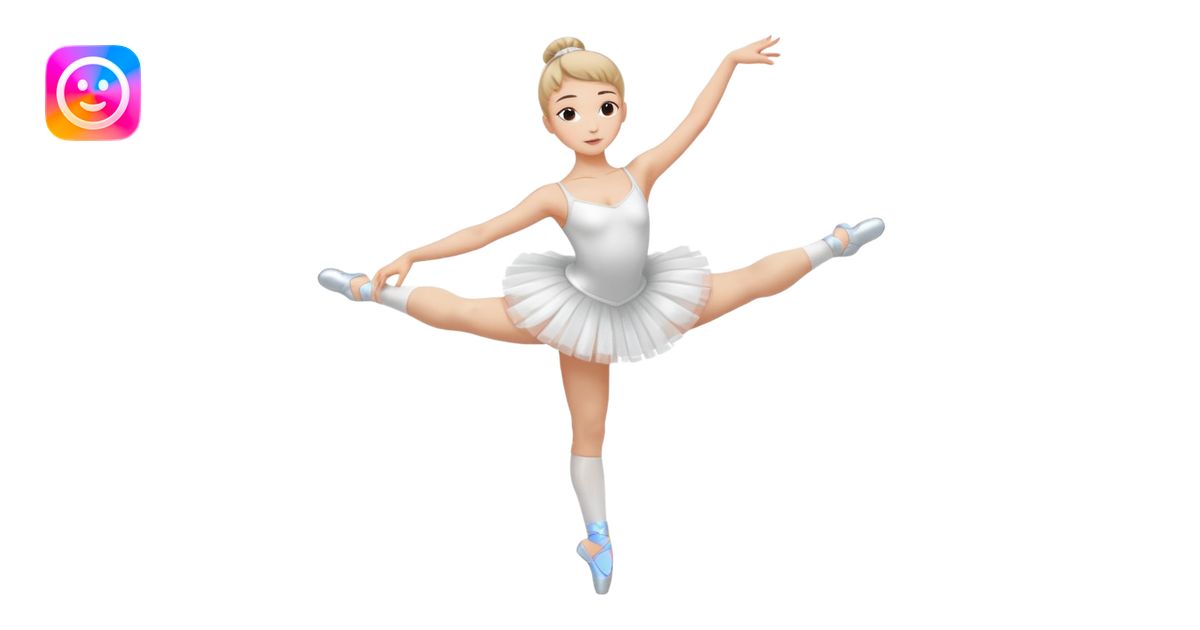WOMAN BALLET DANCER emoji | AI Emoji Generator