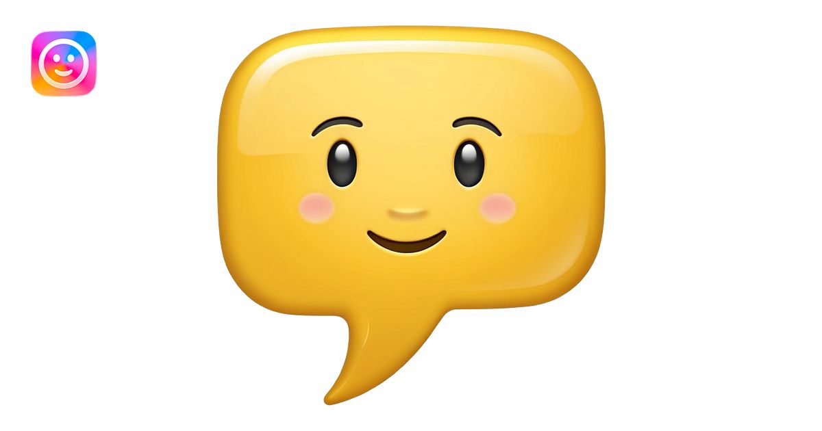 speech bubble mais ca part de gauche emoji | AI Emoji Generator