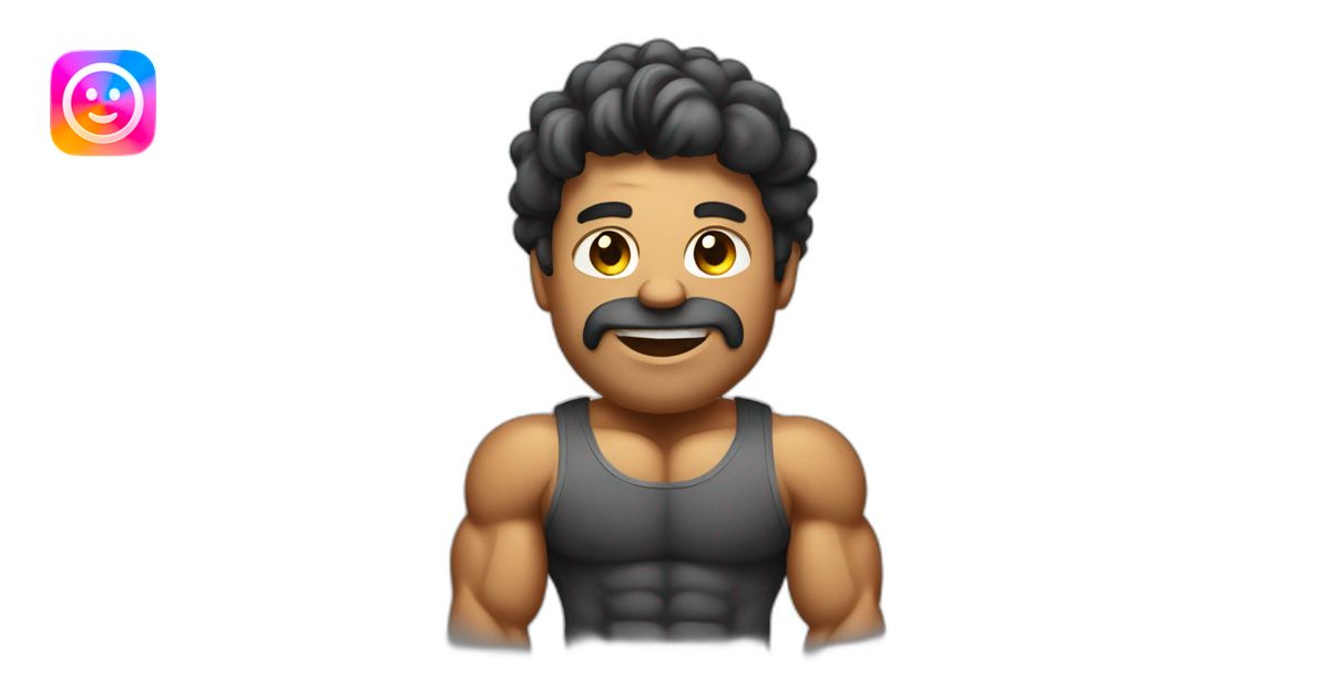 Bodybuilding emoji | AI Emoji Generator
