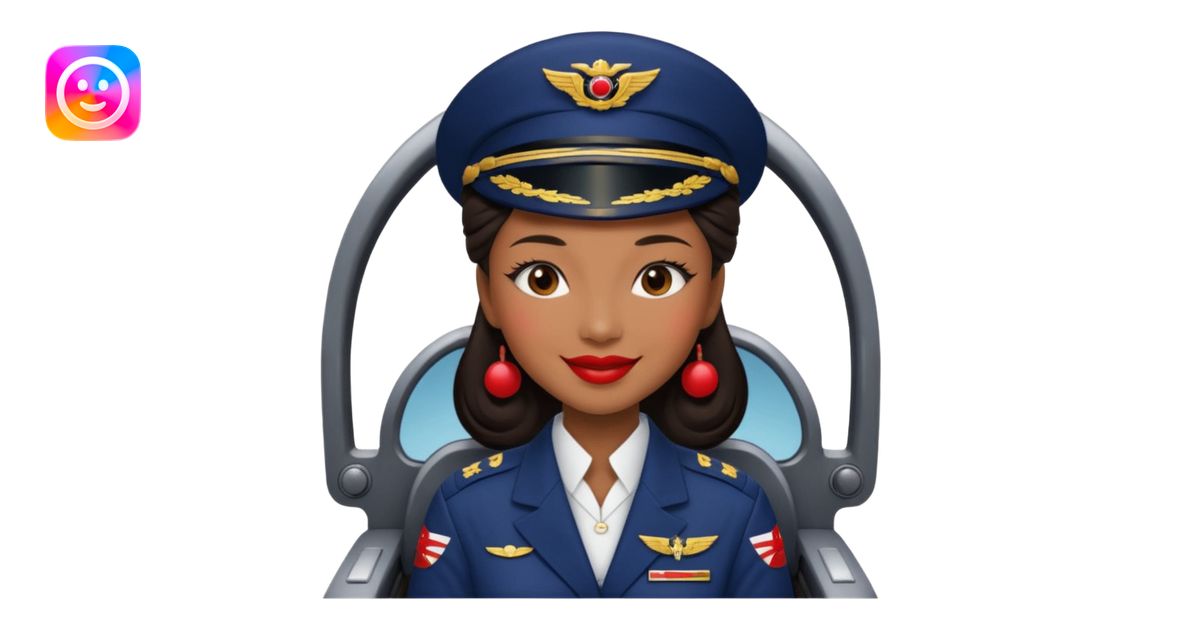 geisha drive the aircraft emoji | AI Emoji Generator