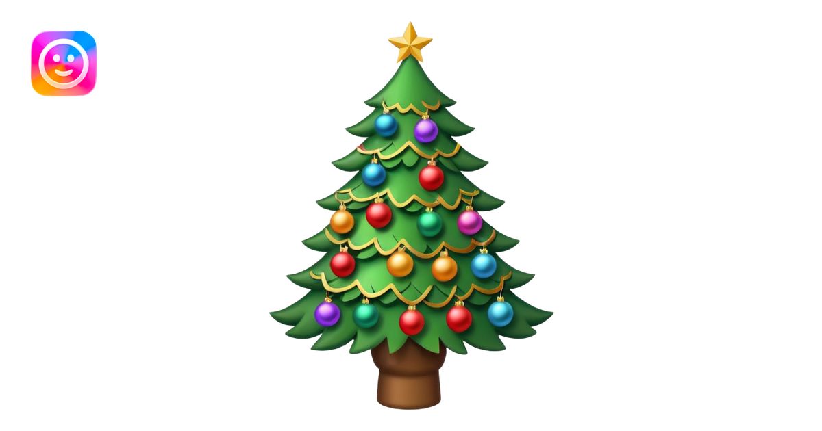 christmas tree emoji | AI Emoji Generator