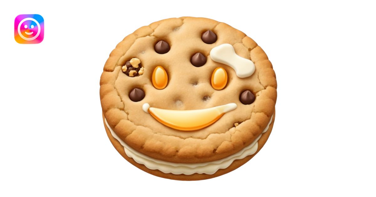 Simple cookie emoji | AI Emoji Generator