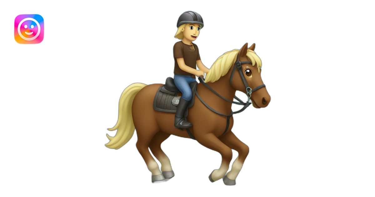 ride ahorse emoji | AI Emoji Generator