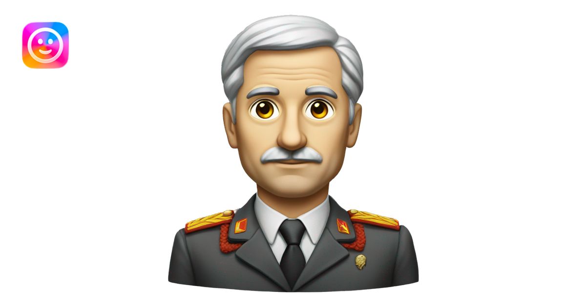soviet engineer diplomat full scale photoealistic serious emoji | AI ...