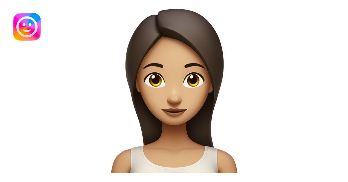 yoga girl with long and straight dark brown hair and fair skin in a ...