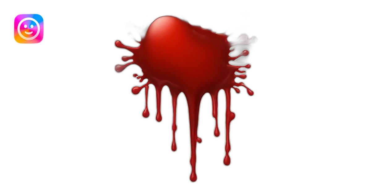 blood splatter emoji | AI Emoji Generator