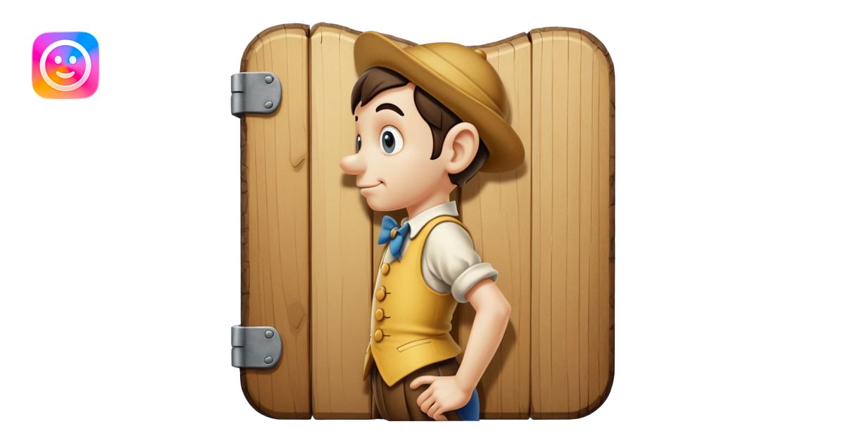 Pinocchio with his butt cheeks spread bent over looking back at you ...