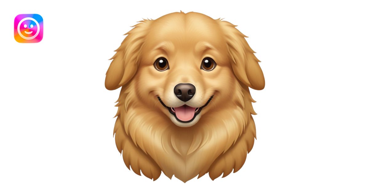 Elon musk as a dog emoji | AI Emoji Generator