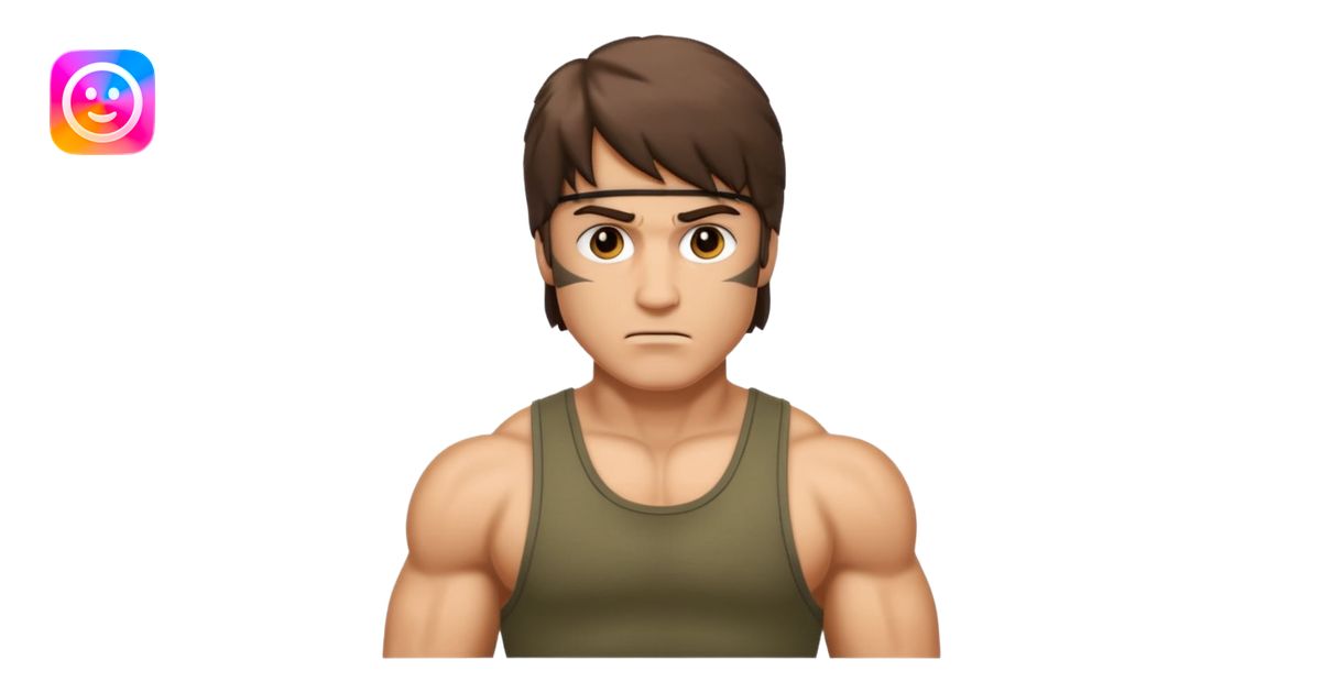 rambo emoji | AI Emoji Generator