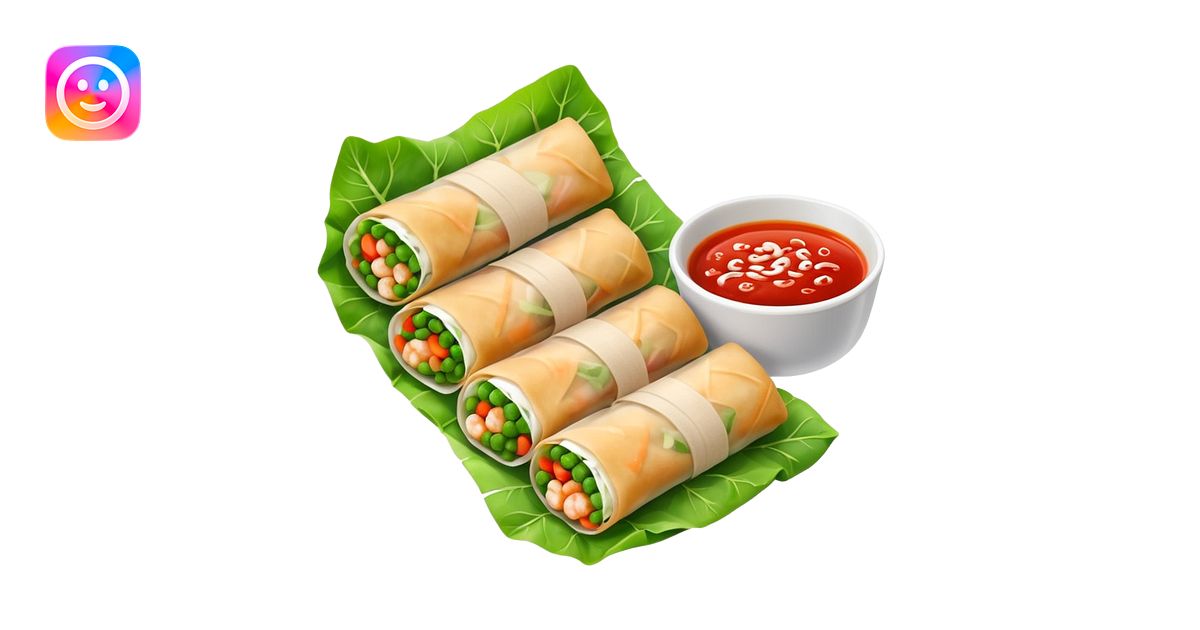 make it look like an Asian spring roll, not a burrito! (please ...