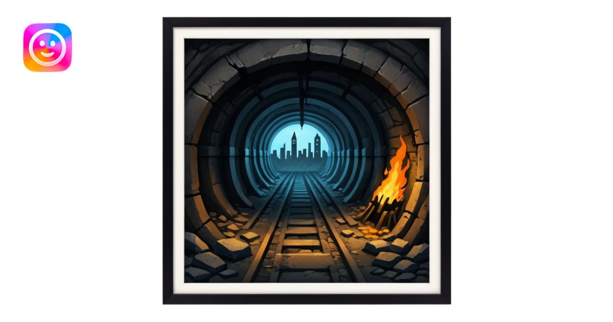 dark corrupted city underground emoji | AI Emoji Generator
