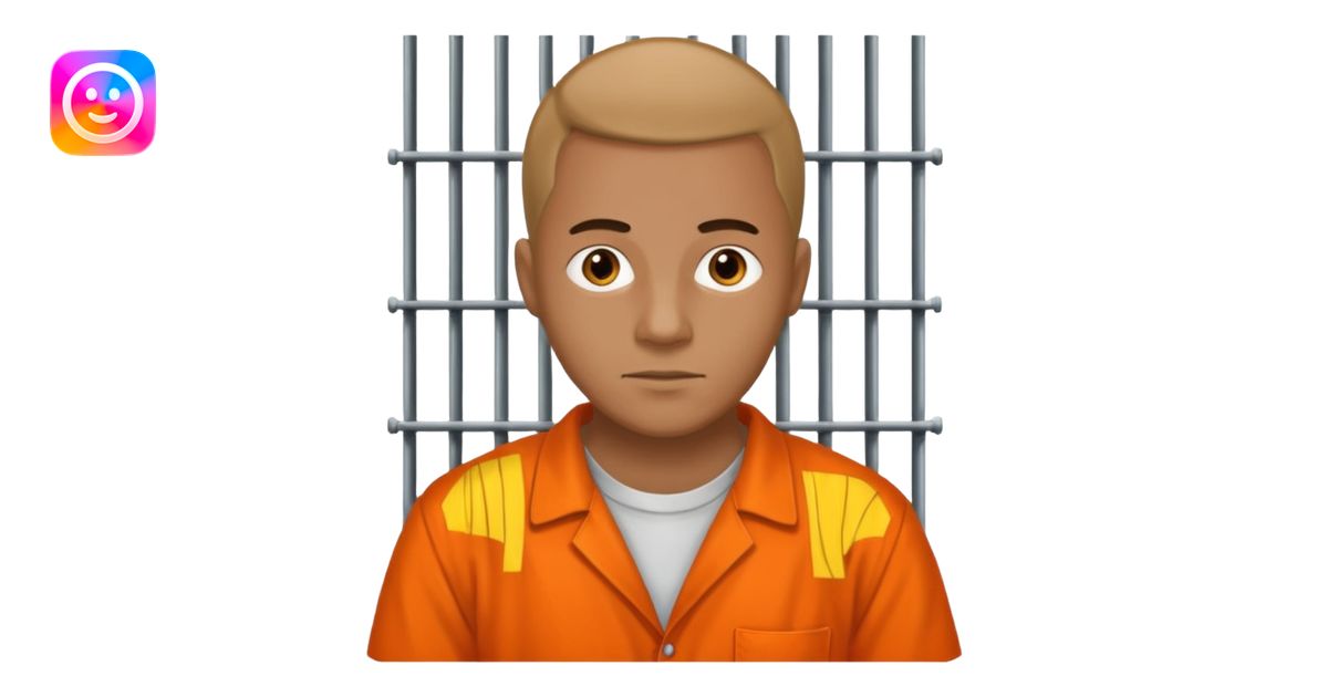prison with a man emoji | AI Emoji Generator