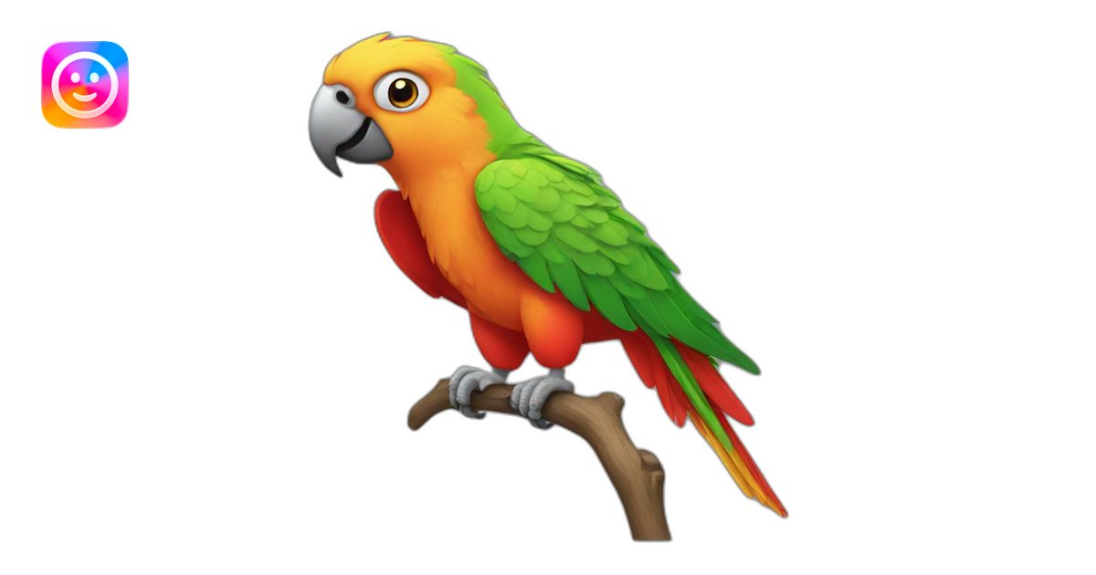 Parrot emoji | AI Emoji Generator