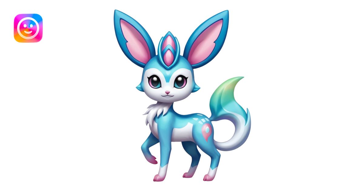 Colorful Exotic Meloetta-Sylveon-Glaceon-Venom-Stitch-Fakémon-creature ...