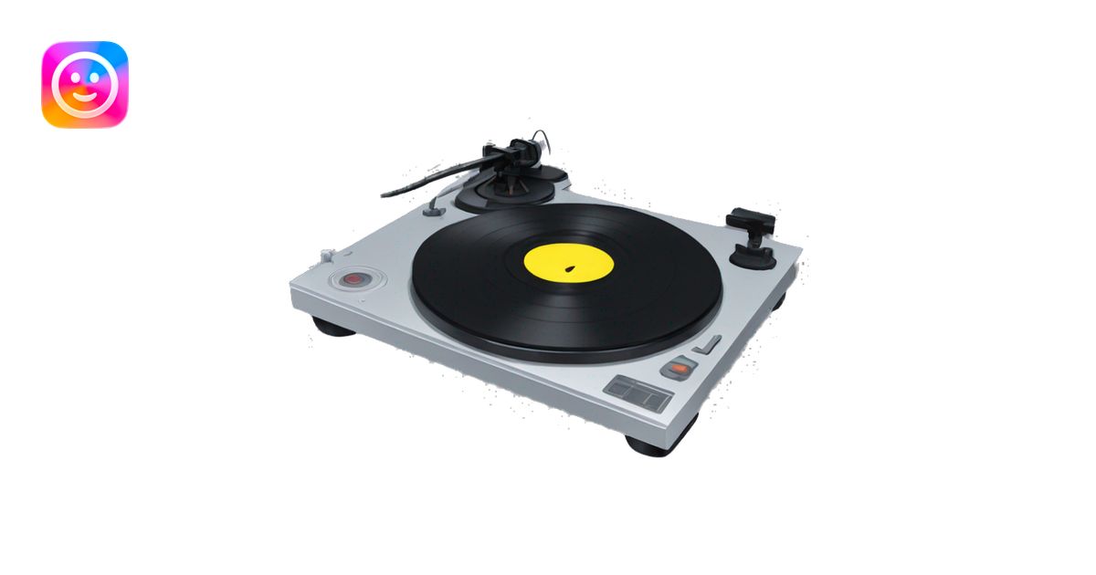 turntable in the style of discord emoji | AI Emoji Generator