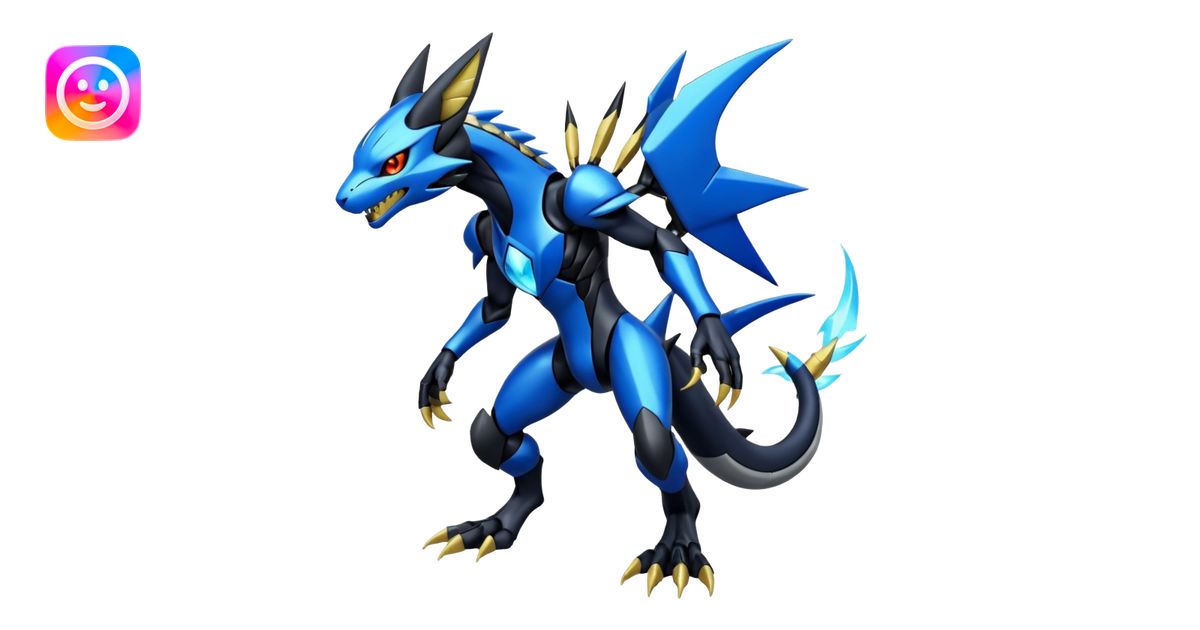 Modern Futuristic Cyber-Greymon-Greninja-Zeraora-Pokémon-Digimon ...
