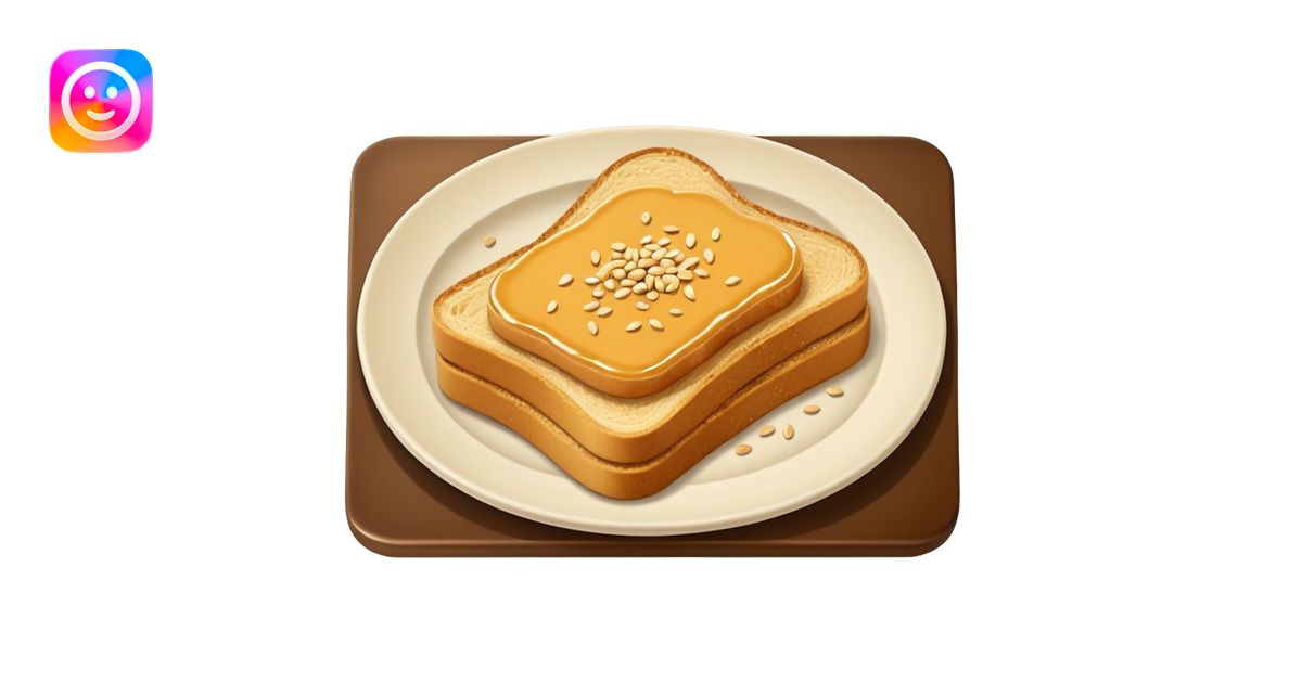 A slice of crispy golden toast with miso butter spread on top, rich ...
