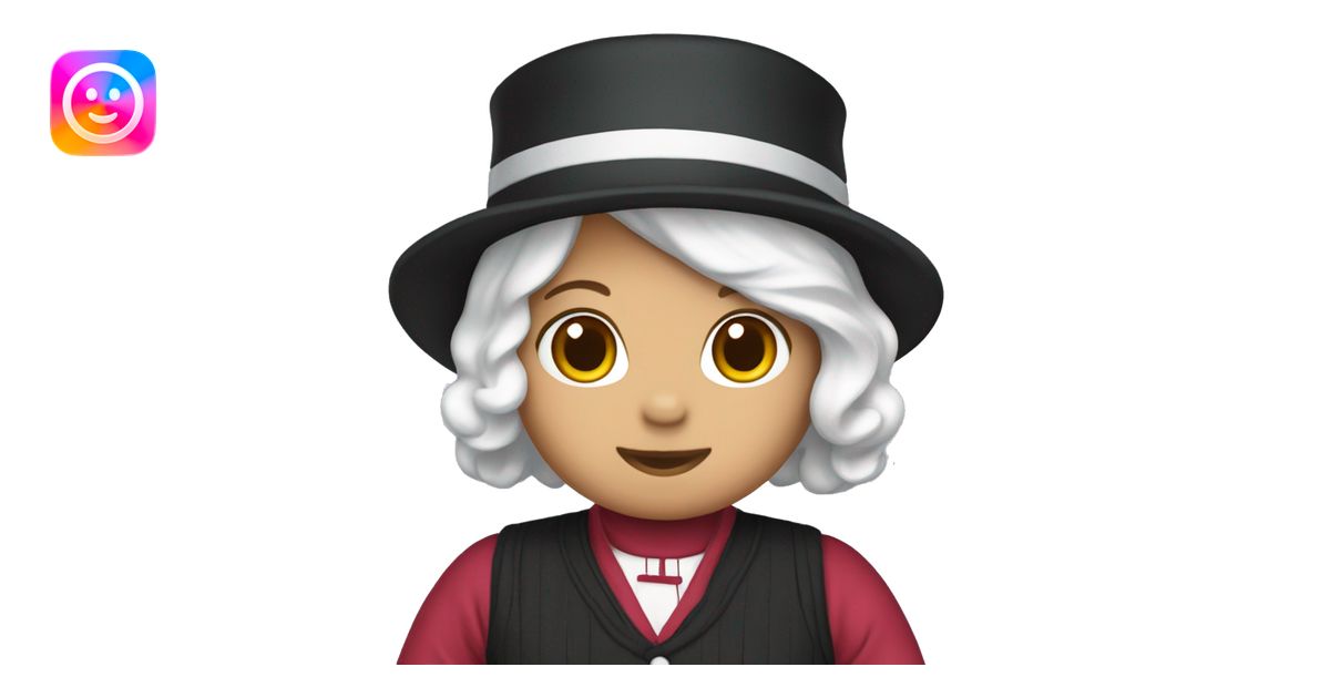 Hello kitty wearing Amish clothes emoji | AI Emoji Generator