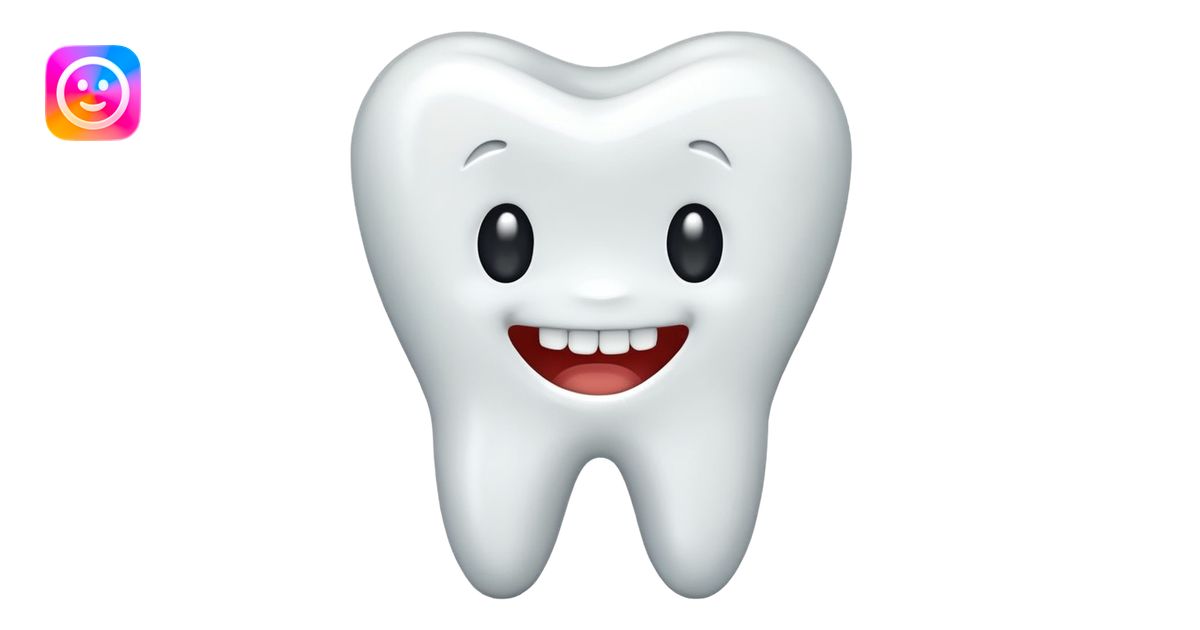 realistic tooth emoji emoji | AI Emoji Generator