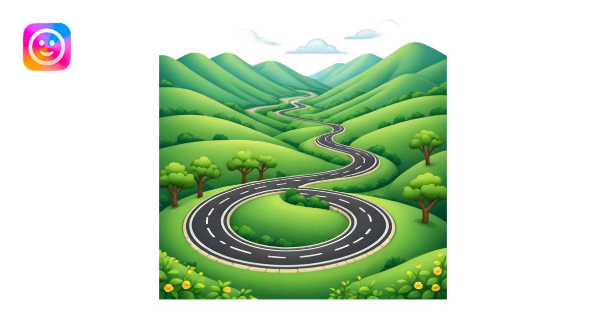 scenic drive emoji | AI Emoji Generator