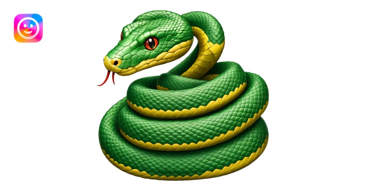 Gary de snake emoji | AI Emoji Generator