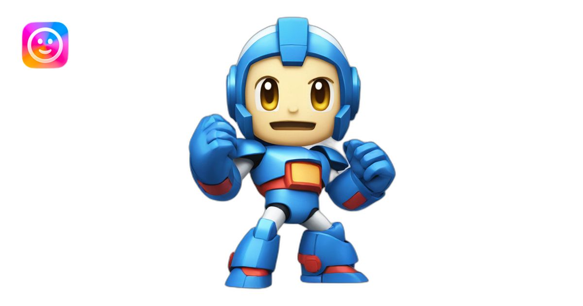 mega man emoji | AI Emoji Generator