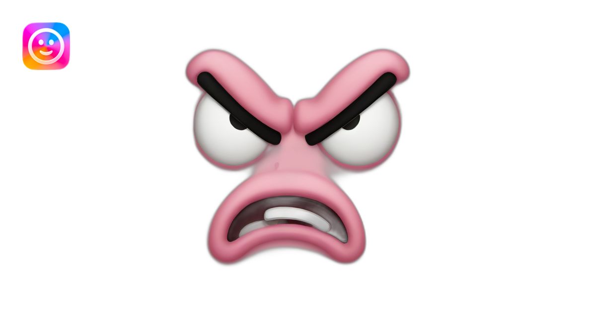 patrick star angry emoji | AI Emoji Generator