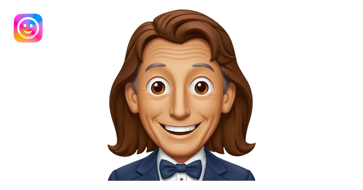 Ray Bolger with brown hair emoji | AI Emoji Generator