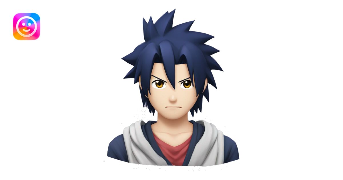 Sasuke Uchiha emoji | AI Emoji Generator