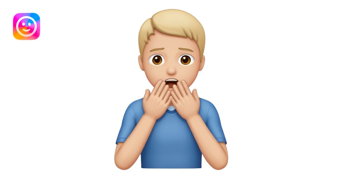 Choking self out emoji using hands emoji | AI Emoji Generator