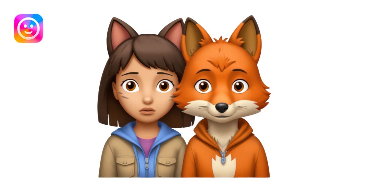 Make Dora and Swiper the fox crying emoji | AI Emoji Generator