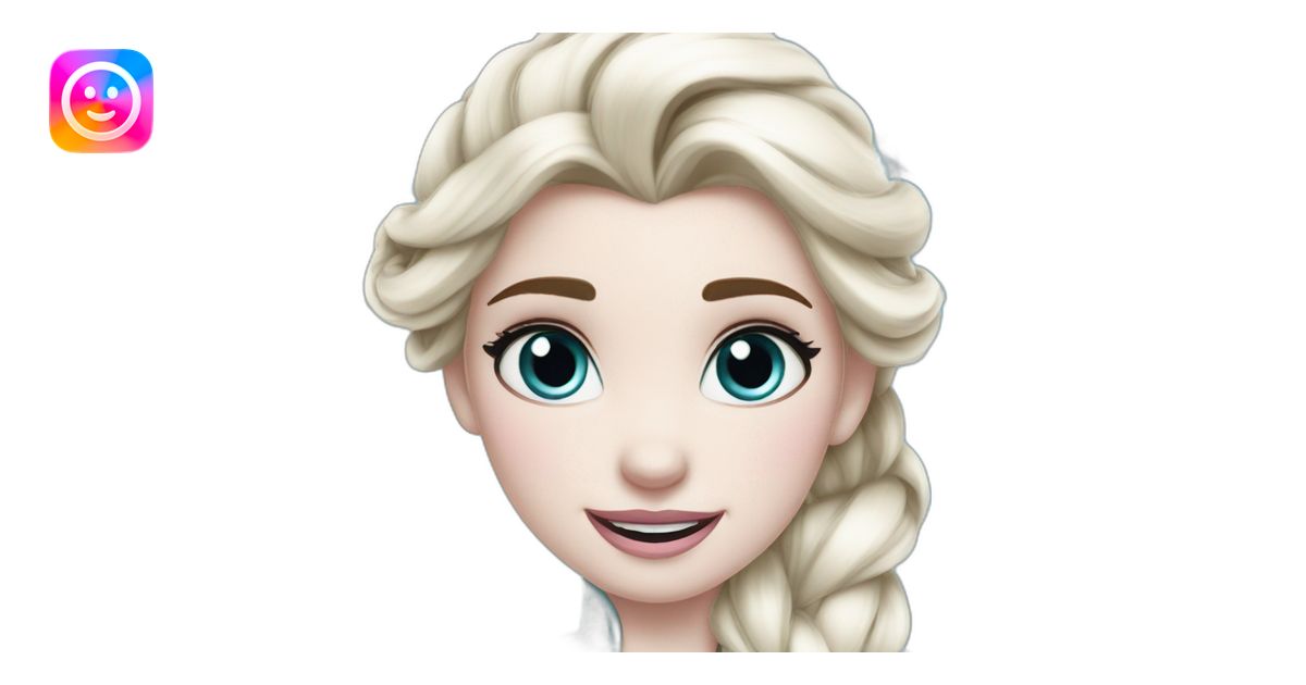 frozen Elsa princes emoji | AI Emoji Generator