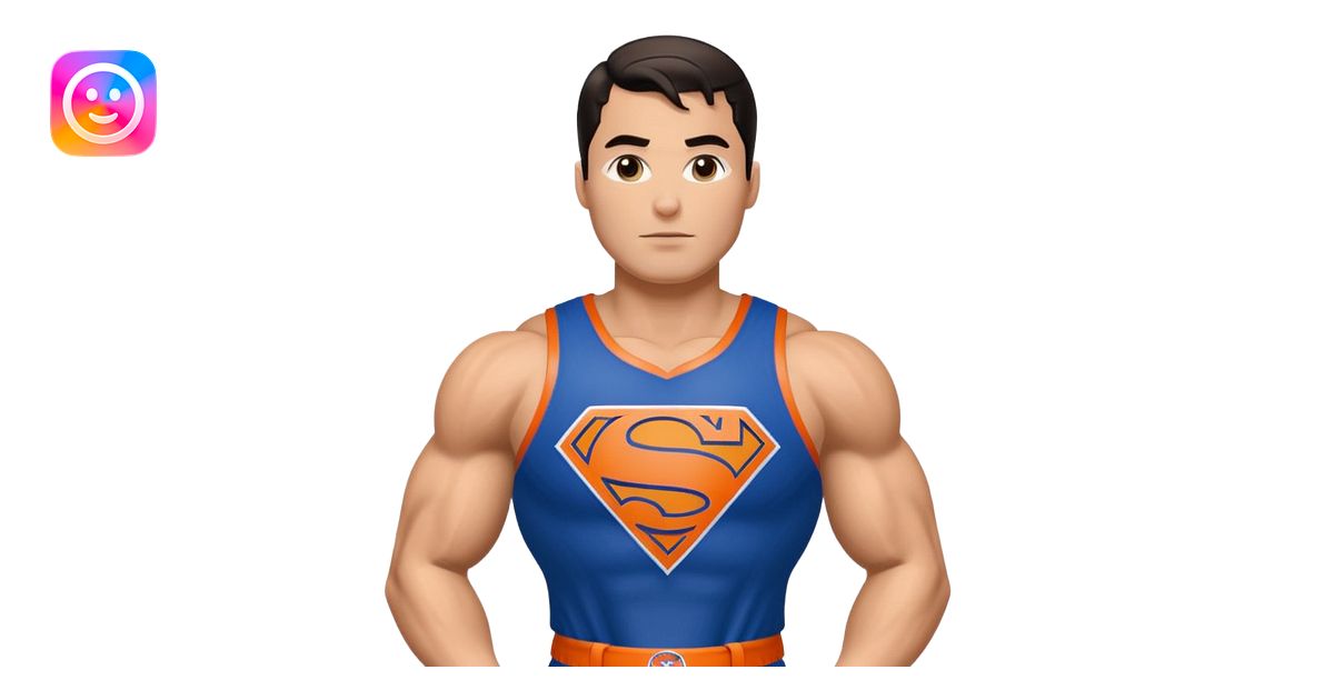 Superman new york knicks emoji | AI Emoji Generator