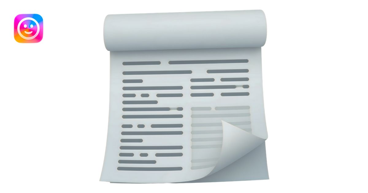 white report paper emoji | AI Emoji Generator