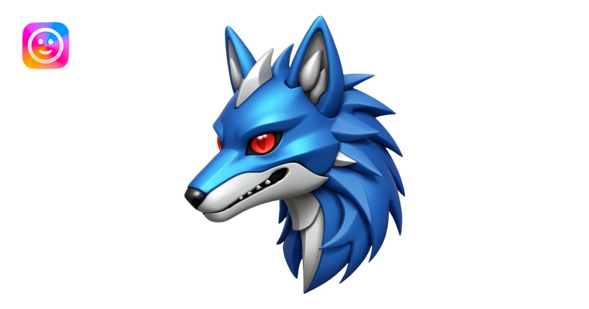 Grem2-Gremz-Protogen-Primagen-Sergal-fusion emoji | AI Emoji Generator