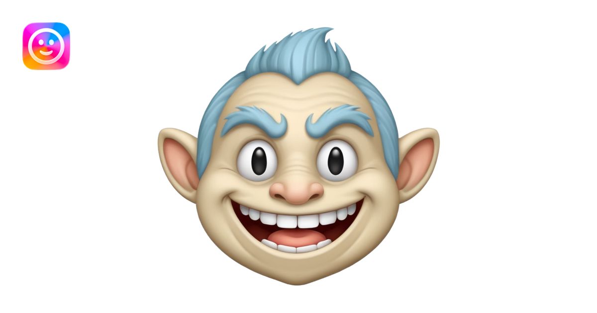 troll face emoji | AI Emoji Generator